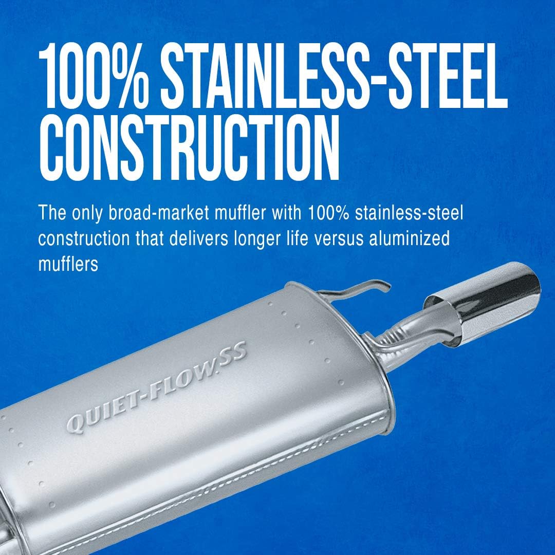 Walker Exhaust Quiet-Flow Stainless Steel 54560 Direct Fit Exhaust ...