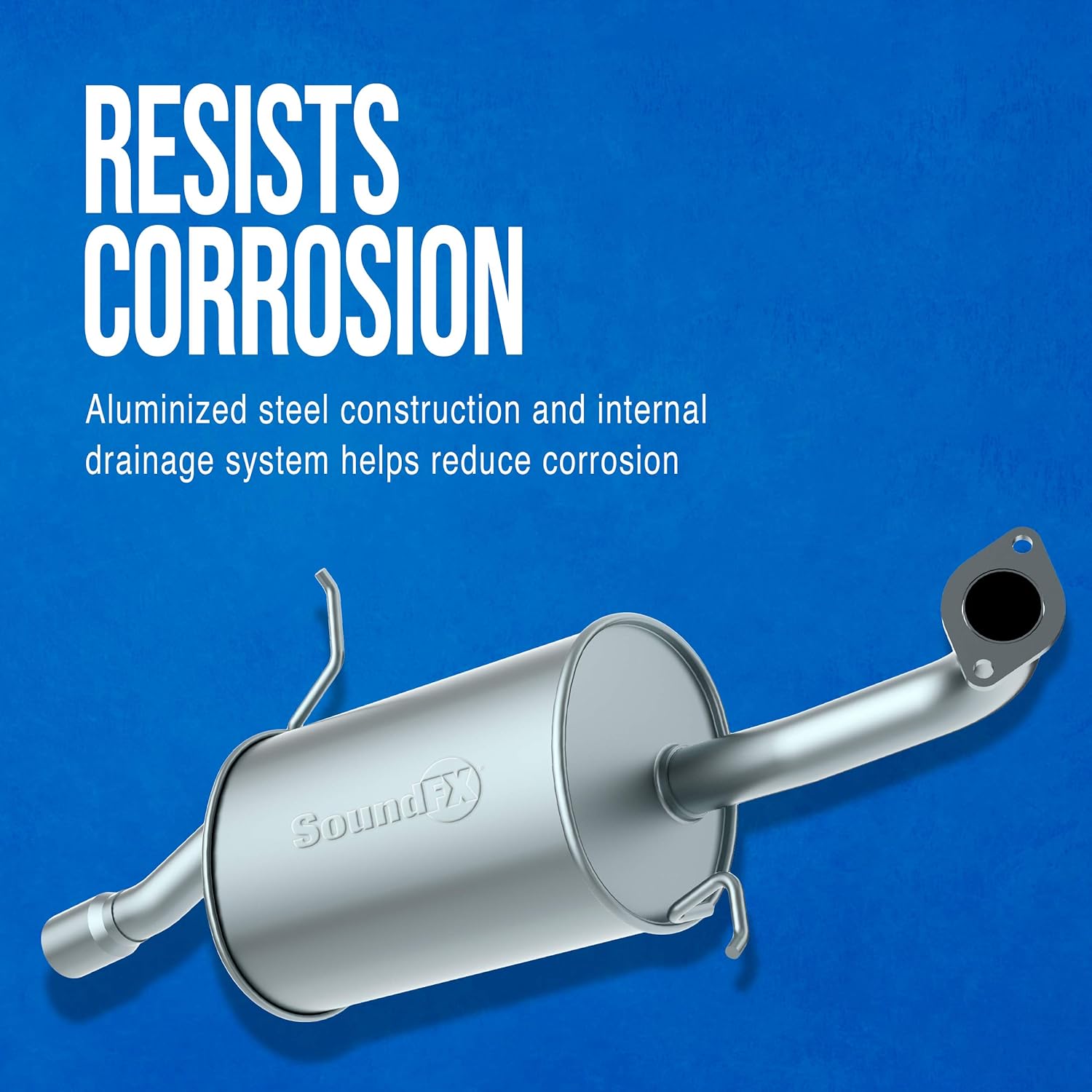 Vibrant Muffler Walker 18905 SoundFX Muffler - Direct Fit Replacement ...