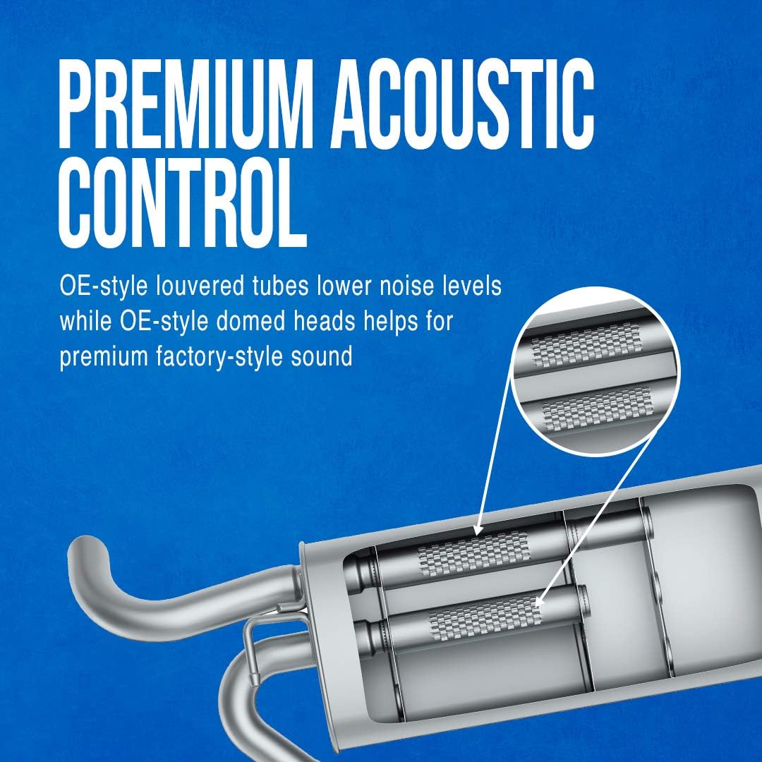 Walker Exhaust Quiet-Flow Stainless Steel 53760 Direct Fit Exhaust ...